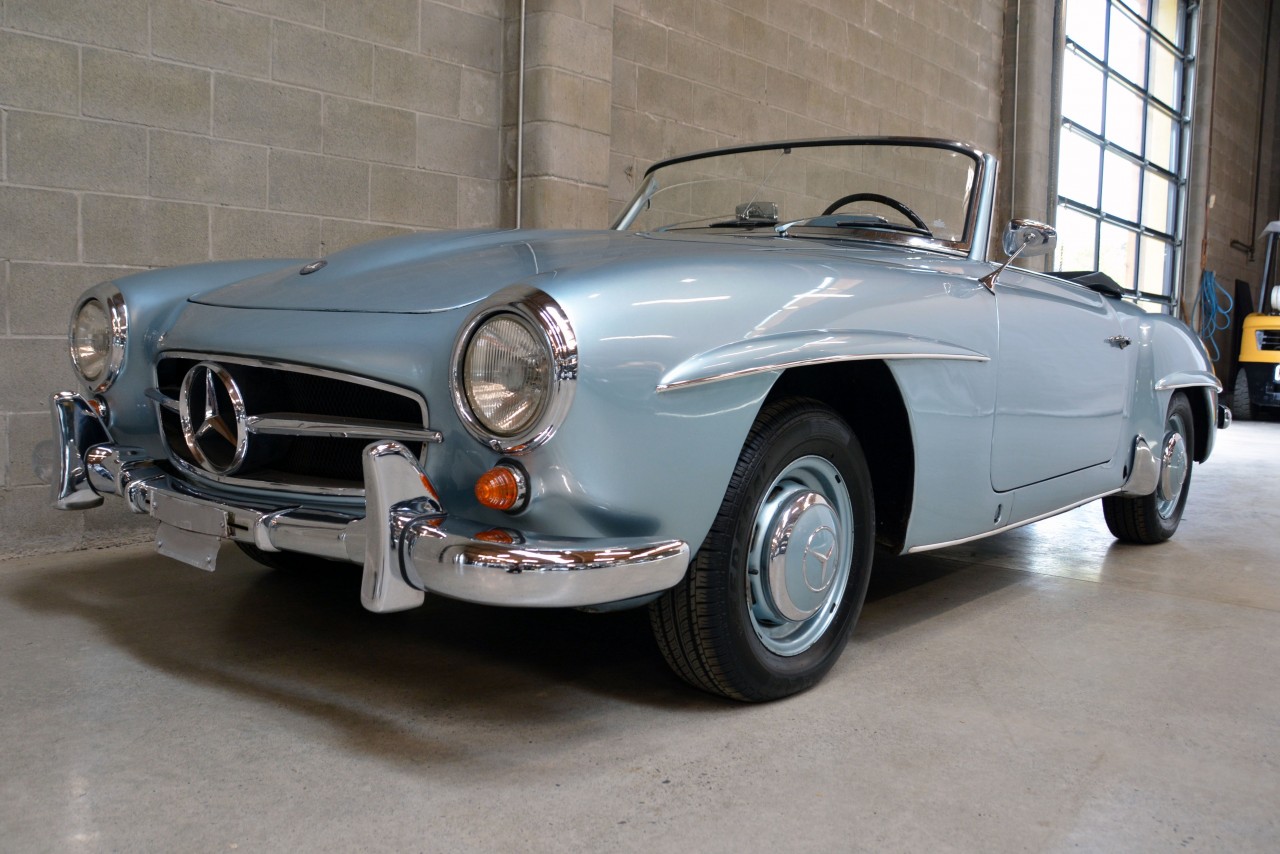1960 Light Blue Metallic Mercedes-Benz 190SL Roadster - $129,980 - For ...